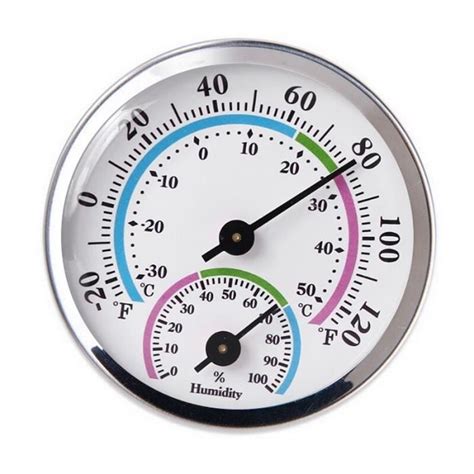 Thermomètre numérique D Mini humidimètre mural en alliage aluminium