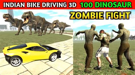Indian Bikes Driving 3d Zombie Fight 100 Dinosaur Funny Gameplay