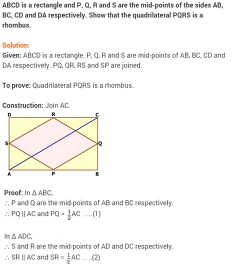 Ncert Solutions For Class 9 Maths Chapter 8 Quadrilaterals Ex 82