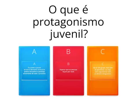 Protagonismo Juvenil Quiz