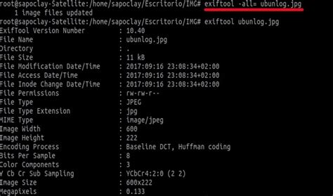 Exiftool Lee O Manipula Los Metadatos De Tus Archivos Desde Ubuntu