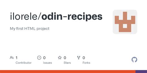 Github Iloreleodin Recipes My First Html Project