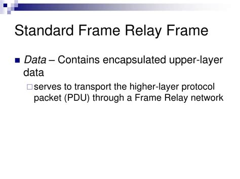 PPT FRAME RELAY PowerPoint Presentation Free Download ID