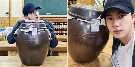 육군 조교로 복무 중인 Bts 진 직접 전통주까지 담그며 휴가 제대로 즐기는 중 인사이트