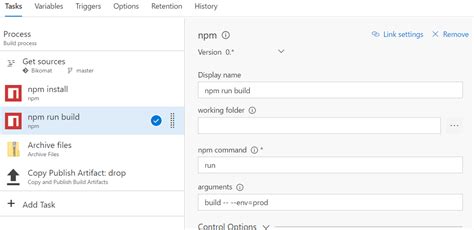 Run Angular Cli React Cli Aurelia Or Vue Cli Build In Vsts Reset