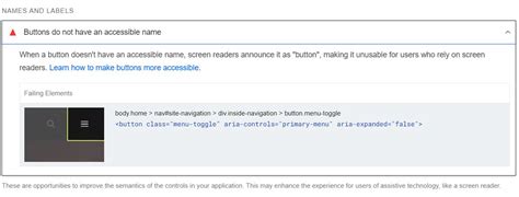 [fix] links do not have a discernible name in wordpress wplogout