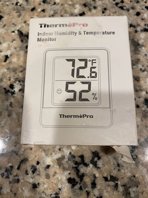 Thermopro Tp49 Digital Hygrometer Indoor Thermometer White For Sale