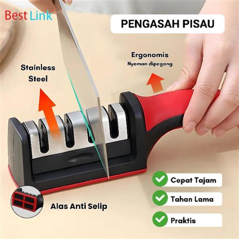 Jual Alat Pengasah Pisau Gunting 4in1 Serbaguna Alat Pengasah