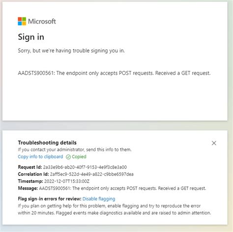 Microsoft Sign In Sorry But Were Having Trouble Signing You In