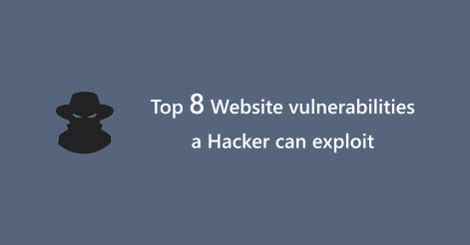 Top Website Vulnerabilities A Hacker Can Exploit TemplateToaster Blog