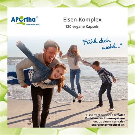 Eisen Komplex 120 Vegane Kapseln Aportha De