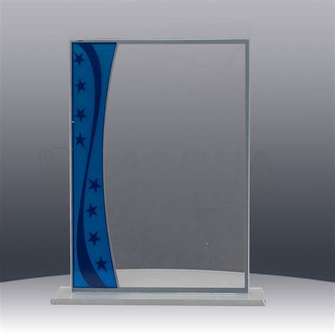 Glass Blue Stargazer 180mm Alpha Trophies