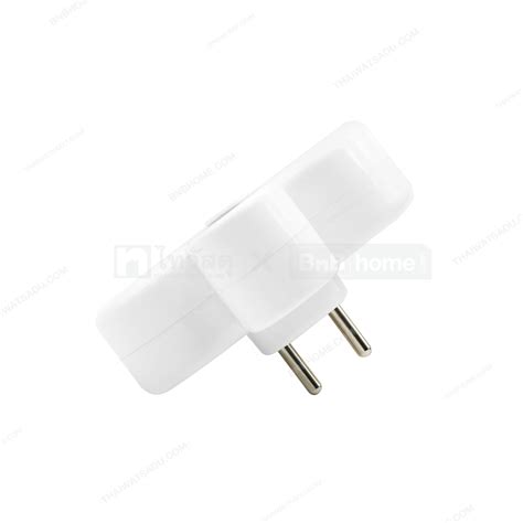 ปลั๊กแปลง 3 ช่อง 1 สวิตช์ Vox รุ่น F5adp Vx01 1300 สีขาว Bnb Home