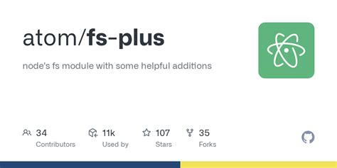 GitHub Atom Fs Plus Node S Fs Module With Some Helpful Additions