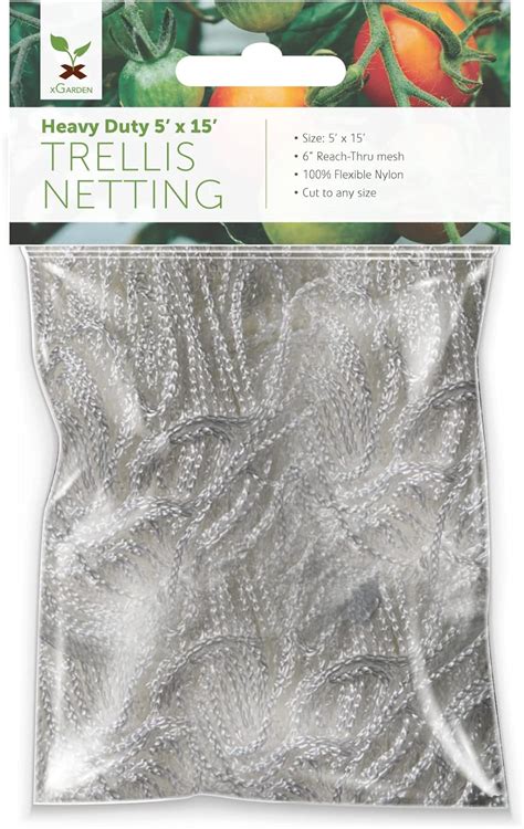 Amazon Com XGarden FT X FT Garden Trellis Netting Heavy Duty Nylon Cord With Reach