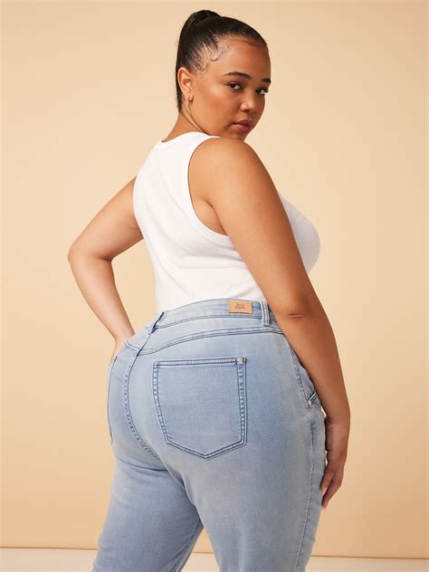 Curve Amaze Yoke Front Babefriend Jean Just Jeans Online