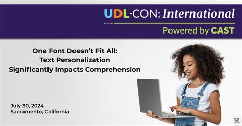 Readability At Udl Con Readability Matters