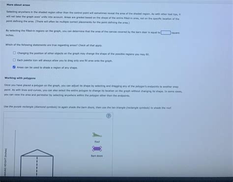 Solved 8 Areas And Polygons More Graph Objects Two Types Of