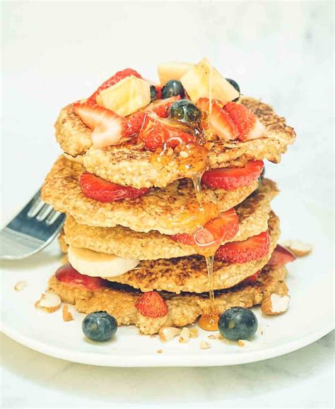 Pancakes De Avena Y Banana Cocineros Argentinos