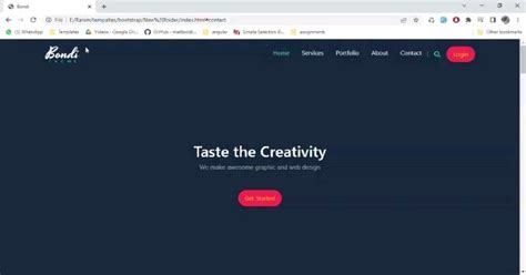 Ranim Alaa On Linkedin Bondi Website Using Html Css And Bootstrap 💫