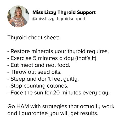 Thyroid For Dummies Cheat Sheet At Harry Forlong Blog