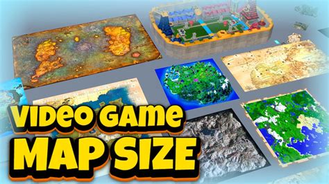 Video Game Maps Size Comparison 2023 REAL SCALE YouTube