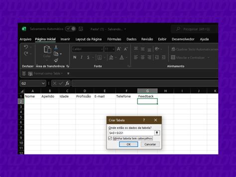 Como Criar Um Formulário No Excel • Aplicativos E Software • Tecnoblog