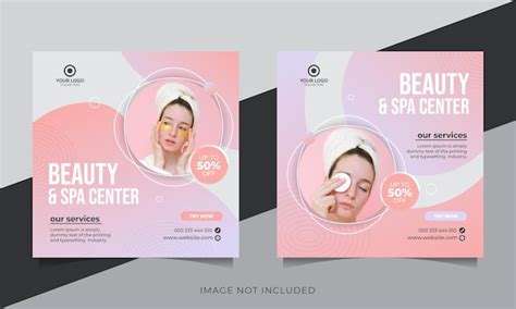 Premium Vector Beauty Salon Social Media Post Template