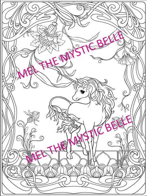 The Last Unicorn Coloring Pages Zogulu