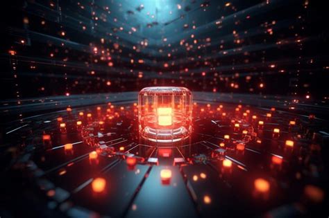 Premium Ai Image Quantum Computing Data Visualization With Vibrant