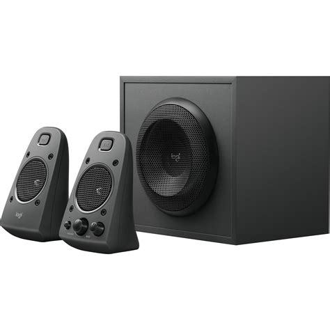 Logitech Z Speaker System With Subwoofer And B H