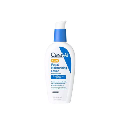 Cerave Am Facial Moisturizing Lotion With Sunscreen Spf30 Oil Free