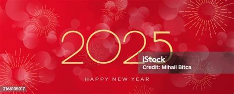 2025 년 로고 컨셉 달력 포스터 전단지 배너 달력 초대장 인사말 카드를 위한 현대적인 디자인 새해 로고 텍스트 디자인 세트입니다 스톡 일러스트레이션 12월 31일에 대한