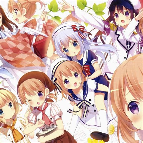 ご注文はうさぎですか？ アニメのipad壁紙 Ipad タブレット壁紙ギャラリー