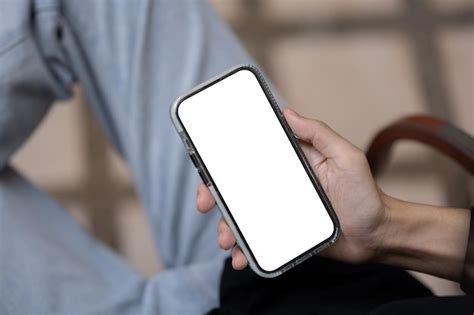 Premium Photo Closeup Image Of A Man Using His Smartphone While
