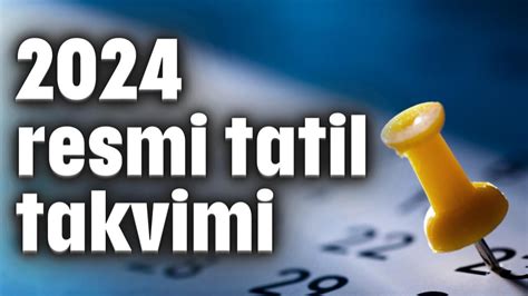 2024 Resmi Tatil Takvimi