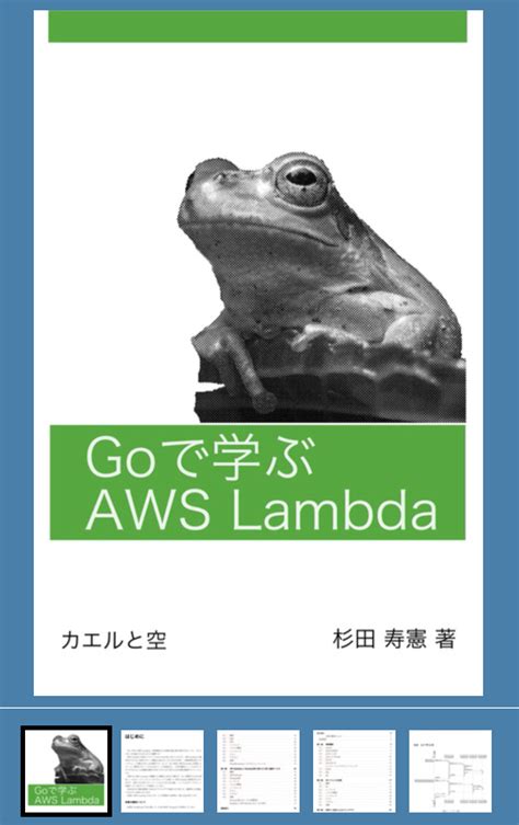 『goで学ぶaws Lambda』の正誤表と増補改訂情報 技術書典 Doorlog