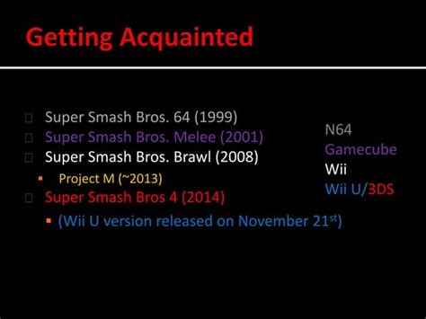 Intro To Smash Ppt