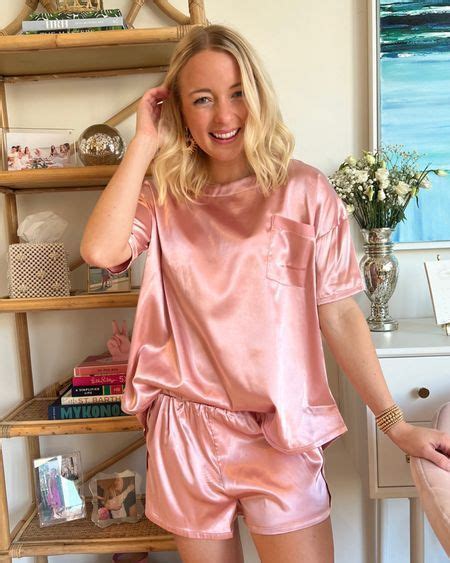 Lyaner Womens Satin Silky Pajama Curated On Ltk Silky Pajamas