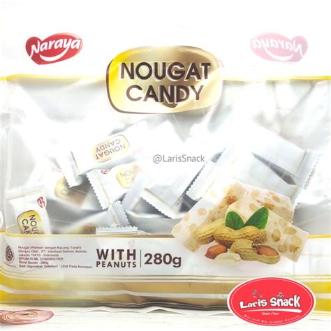 Jual Naraya Nougat Peanut Candynougat Permen Dengan Kacang Tanah 280g