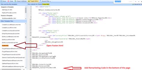 Conversion And Remaketing Code In BigCommerce Notes On Click