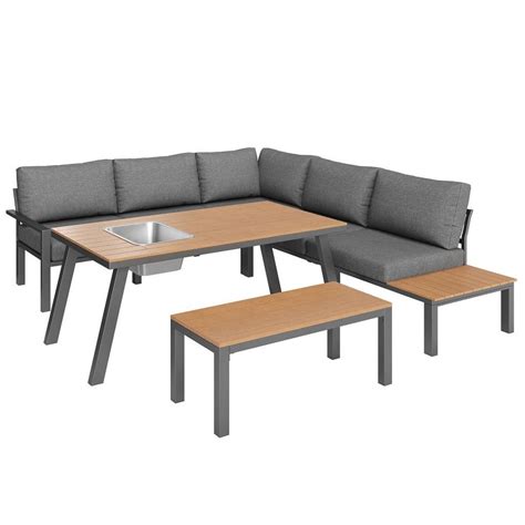 Xdovet Gartenlounge Set Garten Lounge Set Für 6 7 Personenwetterfeste