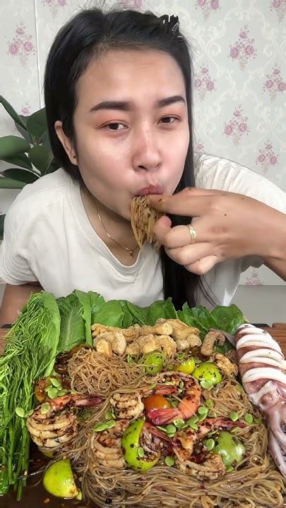 ตำขนมจีนเผ็ดๆ Youtube