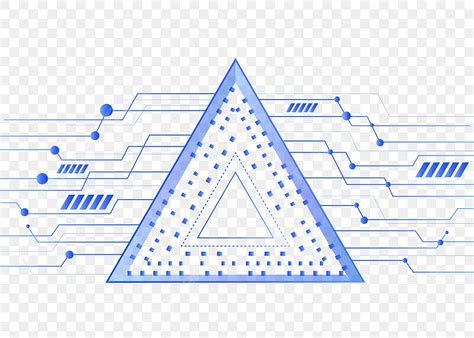 Circuit Diagram Triangle Circuit Diagram Vector Png Images Technology