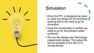 Complete ASIC Design Flow VLSI UNIVERSE PPTX Computing Technology Computing