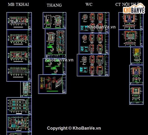 Hồ sơ bản vẽ triển khai kiến trúc kết cấu nhà phố tầng x m thiết kế lệch tầng phong cách