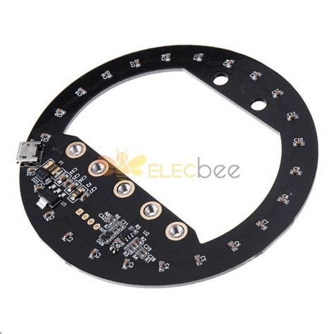 Microbit Light Ring Expansion Board Microbit Full Color Led Module Rgb Driver Programmable