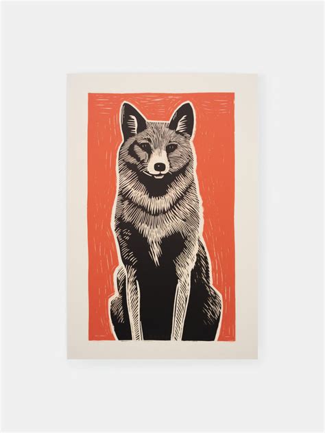 Silver Wolf Poster Klumo Shop