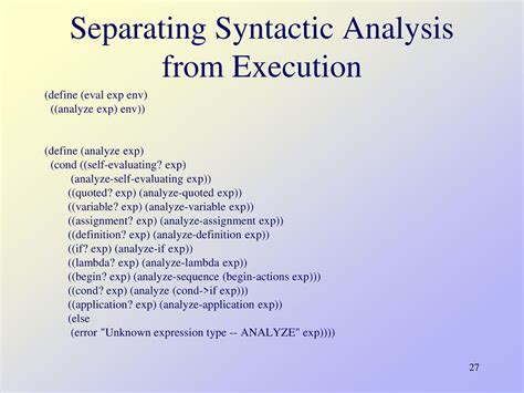 Operational Semantics Of Scheme Ppt Download