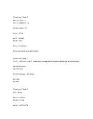 Physics B Practice Final Numerical Answers Pdf Practice Final A I M S B I